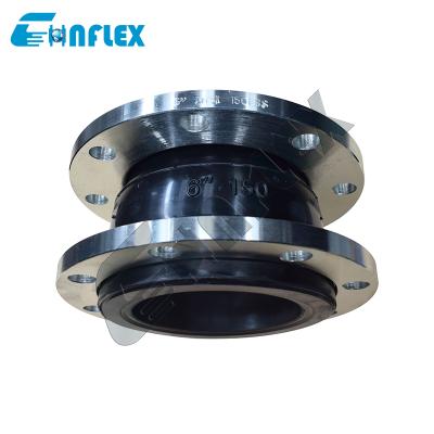 China Flanged Rubber Expansion Joint Flexible Pipe Connector for Water Supply HVAC System for sale
