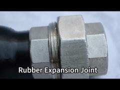 Fittings para tubos de caucho de unión de rosca de acero inoxidable EPDM