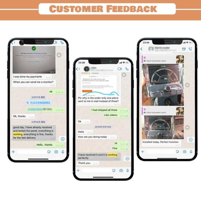 Customer feedback and reviews