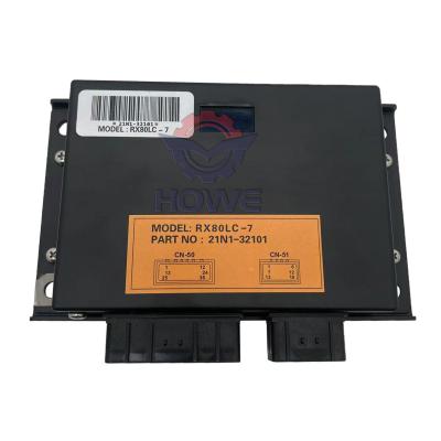 China Fabricação de máquinas de escavação Peças elétricas R80-7 Controlador hidráulico ECU 21N1-32101 21N1-32102 à venda