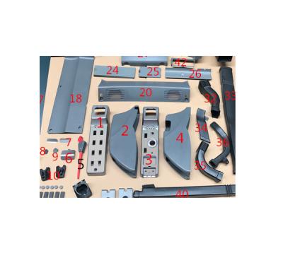 China DX225LCA DX300 Excavator Decorative Interior Panels Model Specific Interior Parts for Excavators for sale