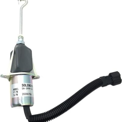 China Stop Solenoid SA-4014-24 SA-3999-24 1752ES 24V Diesel Engine Fuel Shut Off Solenoid for sale