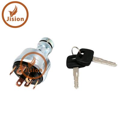 China Auto Switch 6Pins Ignition Switch for 08086-10000 Excavator PC200-1 PC200-2 for sale