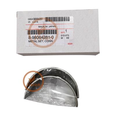 China Excavator 6HK1 6HE1 4HK1 Connecting Rod Bearing 898064-2810 8980642810 8-98064281-0 Connecting Rod for sale
