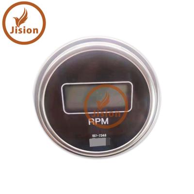 China Jision RPM Gauge Digital Display 197-7348 Construction Machinery Parts for sale