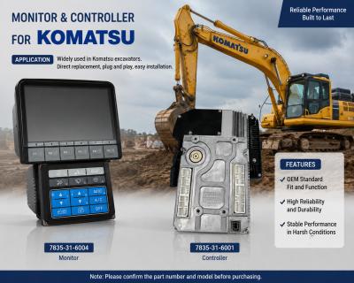 China OEM Quality Komatsu Monitor Display Panel 7835-31-6004 / 7835-31-6001 / 7835-31-6002 / 7835-31-6003 for sale