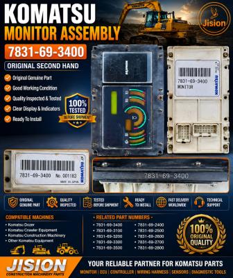 China 12V~ 24V Komatsu Excavator Monitor Original Operator 7831-69-3400 for sale