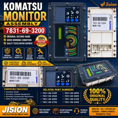 China 7831-69-3200 Excavator Monitor Assembly For Komatsu Genuine Used Second Hand for sale