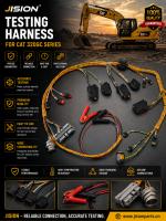 China CAT 320GC ECU Testing Wiring Harness for Excavator Diagnostics and Programming for sale