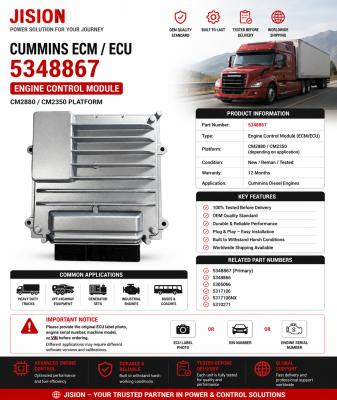 China Control Module ECM 5348867 for  Engine ISGE12 ISG/Isg Ecm ECU Electronic Control Module 5348867/5348863 Diesel Engine Control Unit - Electronic Control Module for sale