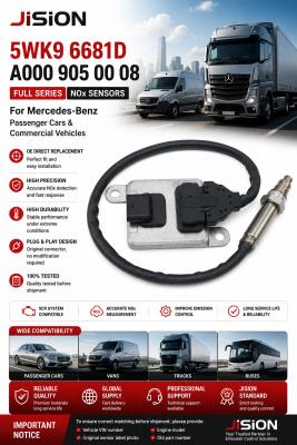 China 5WK96681D A0009050008 NOx Nitrogen Oxide Sensor for Mercedes-Benz Diesel Engine Exhaust Emission System OEM Replacement for sale