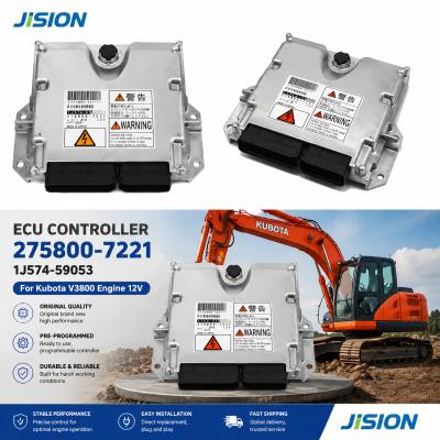 China ECU Controller 275800-7221 1J574-59053 for Kubota V3800 Engine 12V Electronic Control Unit Brand New Programmable ECM for sale