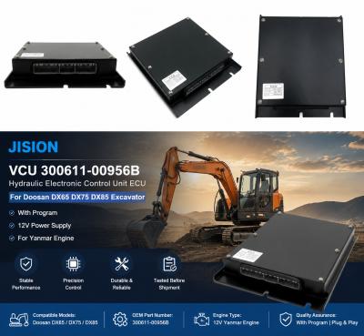 China VCU 300611-00956B Hydraulic Electronic Control Unit ECU for Doosan DX65 DX75 DX85 Excavator Compatible with Yanmar 12V Engine for sale