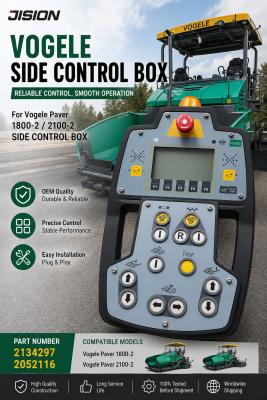 China Vogele Side Control Box 2134297 2052116 for Vogele Paver 1800-2 2100-2 | OEM Replacement Heavy Equipment Spare Parts for sale