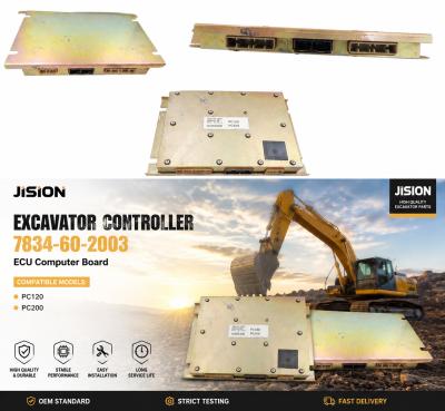 China 7834-60-2003 Excavator Controller ECU Computer Board for PC120 PC200 Construction Machinery Spare Parts for sale