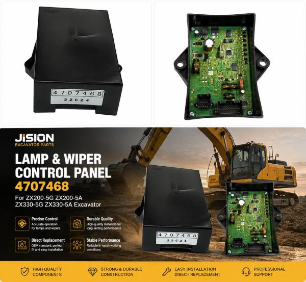 Quality 4707468 Excavator Lamp & Wiper Control Panel for ZX200-5G ZX200-5A ZX330-5G ZX330-5A Excavator Spare Parts for sale