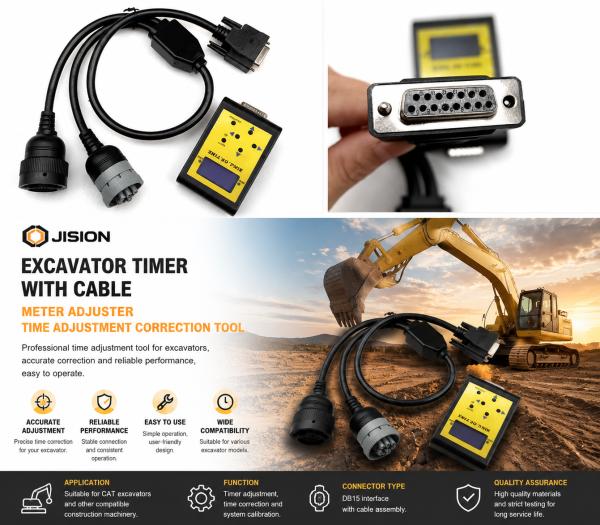 Quality Excavator Timer with Cable Meter Adjuster Time Adjustment Correction Tool for Construction Machinery Diagnostic Service Tool for sale
