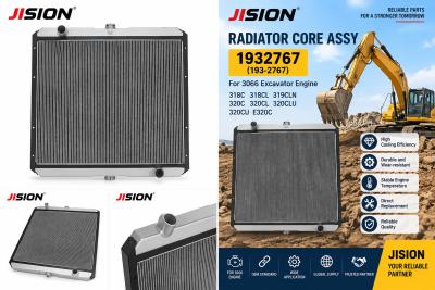 China 193-2767 1932767 Excavator Radiator Core Assy for 3066 Engine 318C 318CL 319CLN 320C 320CL 320CLU 320CU E320C for sale