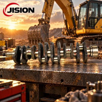 China 12200-Z5500 Forged Steel Crankshaft for Nissan FE6 FE6T FE6TA Diesel Engine | JISION for sale