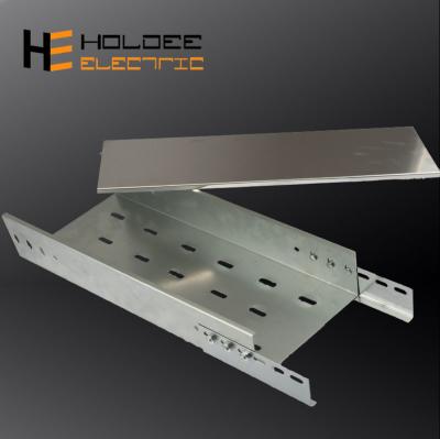 China Good Quality Hot Dipped Galvanized Ventilated Or Perforated Trough Steel Cable Hanging System Tray for sale