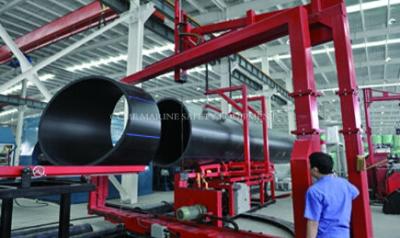 China DN400 SDR21 Floating Hdpe Dredge Pipe For The Marine Dredging for sale