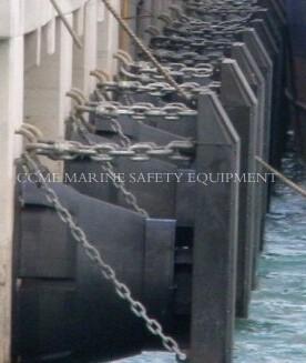 China Super Cone Marine Rubber Fenders With Front Panel for sale