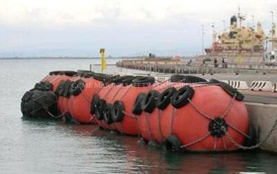 China Foam Filled E.V.A Polyurethane Floating Marine Ship Fenders With Tyre for sale