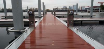 China Floating Plartform Aluminum Frame Wooden Deck Floating Pontoons Jet Ski Floating Dock for sale