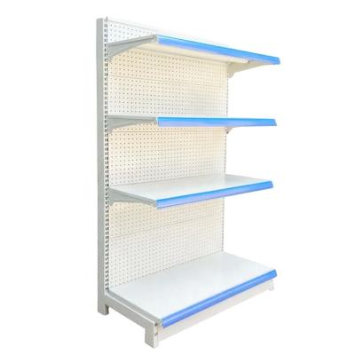 Cina Assemble Latte Bianco Acciaio laminato a freddo Ripiano monoparte Display Ripiano monoparte Gondola Ripiano supermercato in vendita
