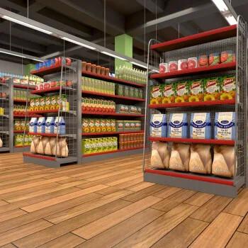 Cina Elegant Design Creativo Gondola Ripiani Unità Ripiani di Supermercato in vendita