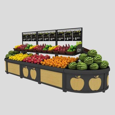 Cina Fabrica personalizzazione Nuovo design di moda Display di frutta secca e verdura scaffale per rivestimento di metallo pieghevole in vendita