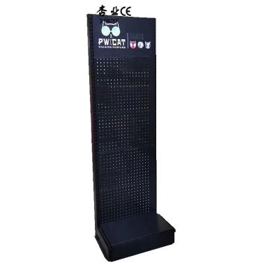 China Factory Custom Size Color Logo Single Side Frosted Grey Display Rack à venda