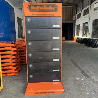 Cina Xingye Factory Custom Size Colore nera gondola display rack scaffali dei negozi di alimentari in vendita