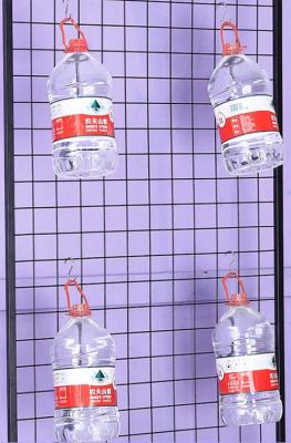 China Nettenraam H90cm x L90cm Display Racks Verticale ijzeren nettenrack vloer mobiele mesh supermarkt draad raster nettenrack Te koop