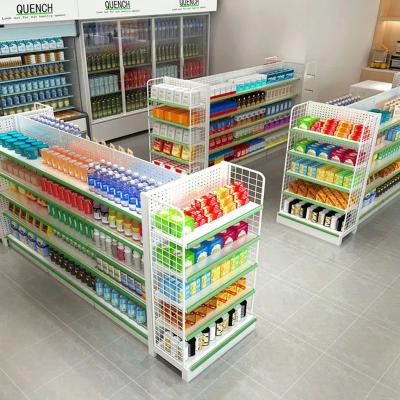 Cina Xingye Negozio di alimentari Metalli Rack Gondola Supermercati Mensole Mensole in vendita