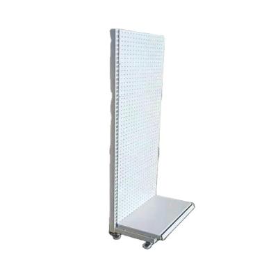 China Fábrica custom hole back board display rack exposição estante de exibição de amostras display rack à venda