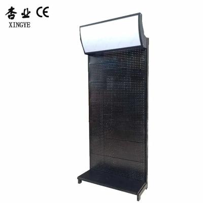 China Fábrica custom hole back board display rack exposição estante de exibição de amostras display rack à venda