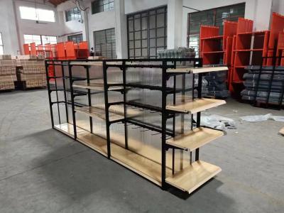 Cina Prezzo di fabbrica scaffale da supermercato in acciaio a più strati/ scaffali a gondola rotanti a doppio/unilaterale di alta qualità in metallo in vendita