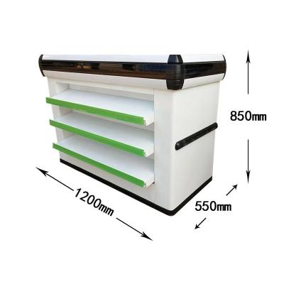 Cina Vendite dirette di fabbrica nuovissima monoparte a doppio lato convenience store merchandise display rack metallo supermercato scaffale in vendita