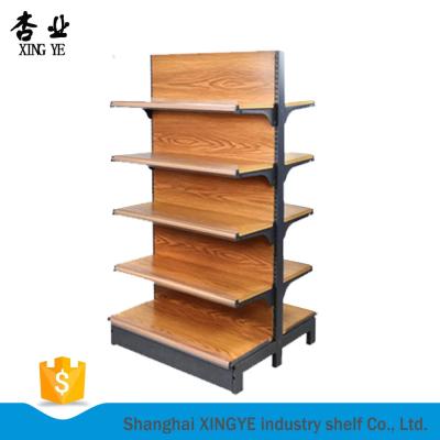 Cina Griglia di fili Display Rack personalizzato Griglia di fili industriali retro supermercato scaffale gondola in vendita