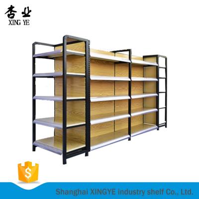 Cina Griglia di fili Display Rack personalizzato Griglia di fili industriali retro supermercato scaffale gondola in vendita