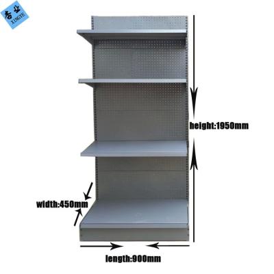 Cina Griglia di fili Display Rack personalizzato Griglia di fili industriali retro supermercato scaffale gondola in vendita
