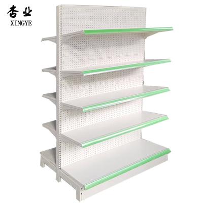 Cina Fabbrica scaffali a gondola su misura scaffali a gondola a colore acquatico scaffali supermercato in vendita
