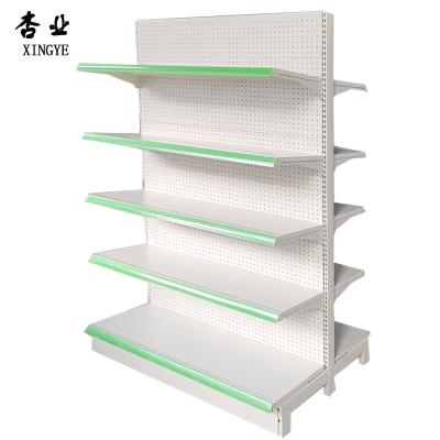 Cina Fabbrica scaffali a gondola su misura scaffali a gondola a colore acquatico scaffali supermercato in vendita
