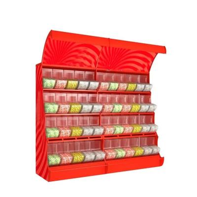 Cina Fabbrica Custom bella exibidor de caramelos scaffale supermercato negozi di snack scaffali di esposizione scaffale in vendita
