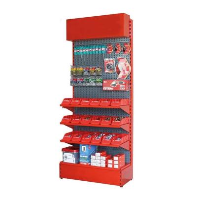 Cina Dimensione personalizzata Colore logo gondola rossa scaffalatura in vendita