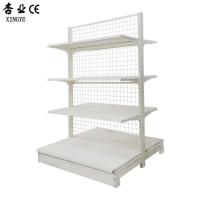 China 4 Layer Supermarket Display Rack Adjustable Shelf Height Removable for sale