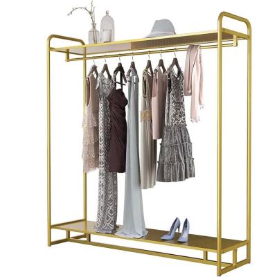Cina Fabbrica colore personalizzato taglia portaabbigliamento oro portaabbigliamento moderno portaabbigliamento boutique portaabbigliamento oro portaabbigliamento in vendita