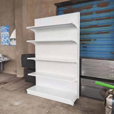 Cina Ripiano per supermercati Produttore scaffale da esposizione 5 strati attrezzature metalliche per supermercati gondola ripiano in acciaio per supermercati in vendita