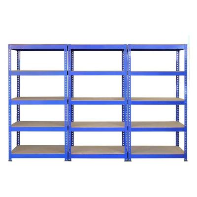 China Blauw Garage Storage Racks Warehouse Rack Heavy Duty Eenzijdig Te koop